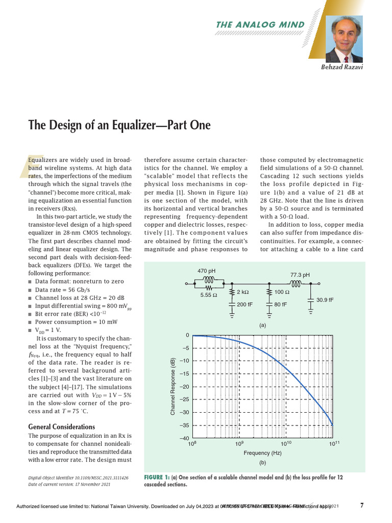 The Design of An EqualizerPart One The Analog Mind | PDF | Bandwidth (Signal Processing) | Decibel