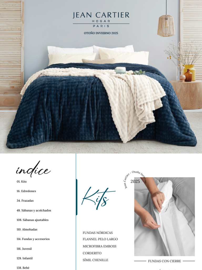 Catálogo Jean Cartier Otoño Invierno 2025 | PDF | Mueble | Tejidos