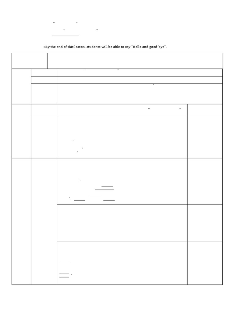 sample lesson plan using ppp format | PDF | English Language | Linguistics