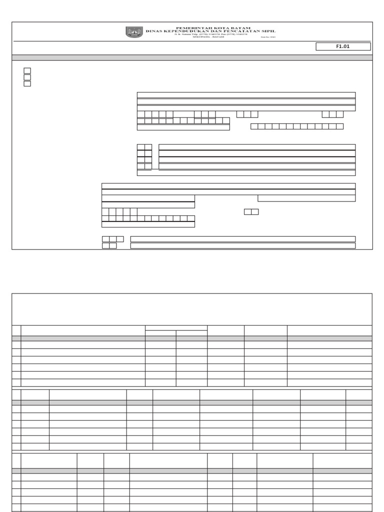 Form F1 01 V2 | PDF