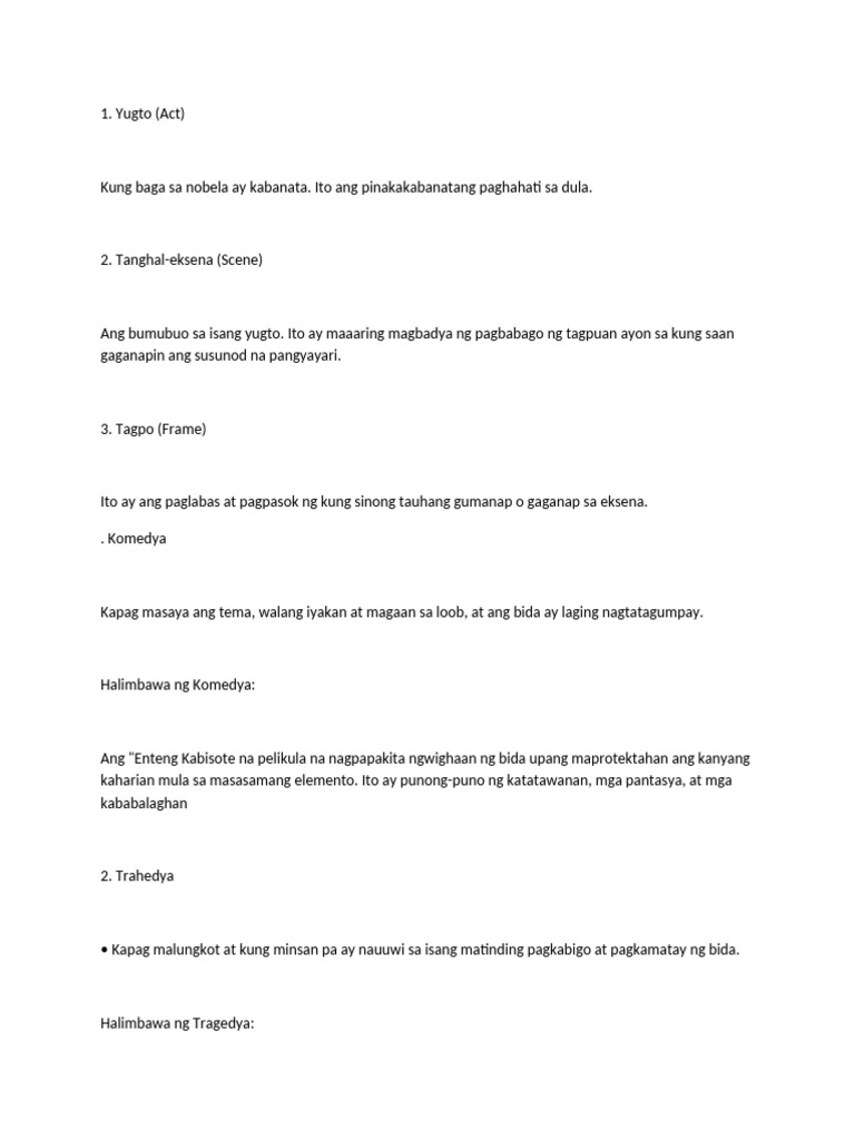 Yugto (Act) - WPS Office | PDF