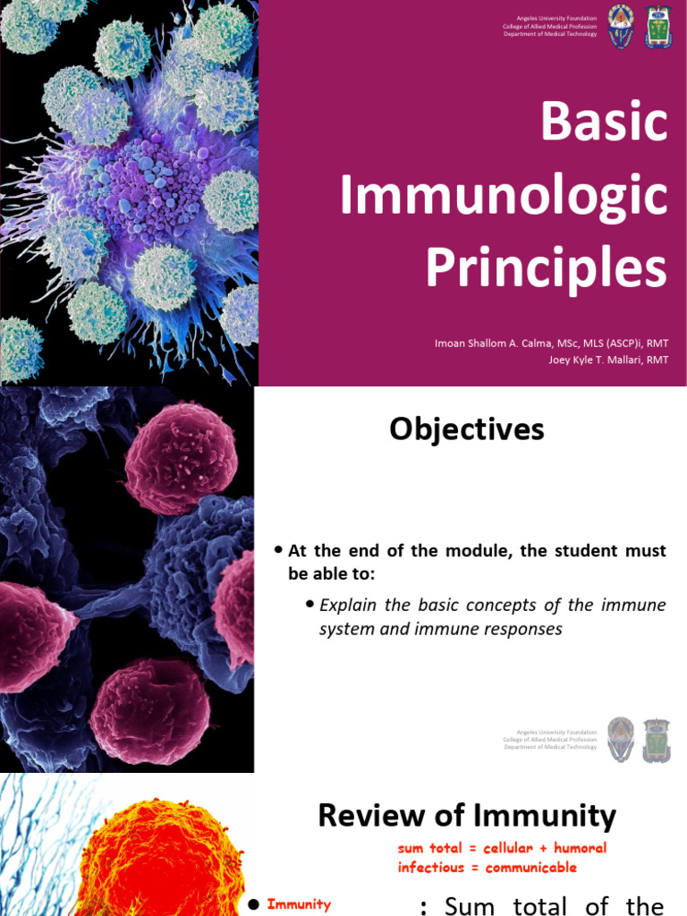 MTIS Lec M2-Handout2425 | PDF | Immune System | Toll Like Receptor
