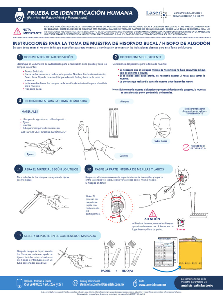 Toma de Muestra Hisopado Bucal | PDF