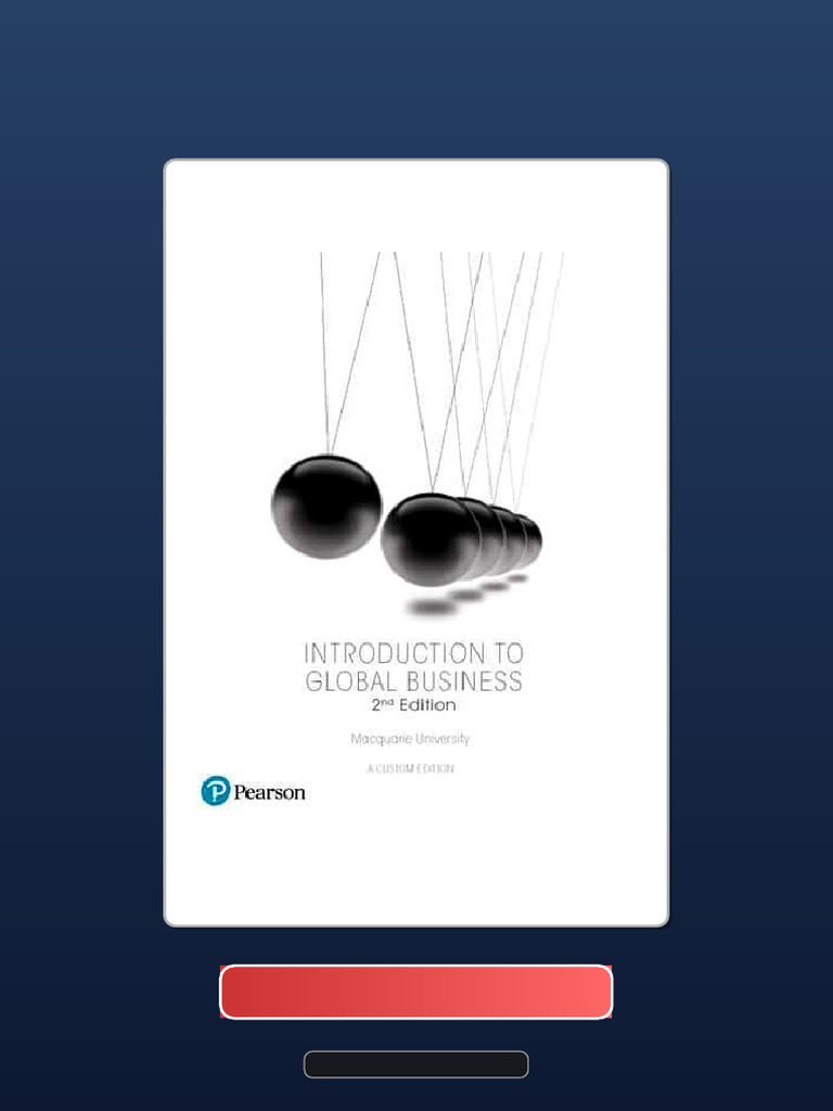 Complete Bundle Introduction To Global Business Custom Edition 2nd ...