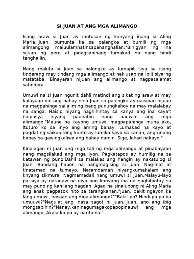 Mga Kwentong Bayan | PDF