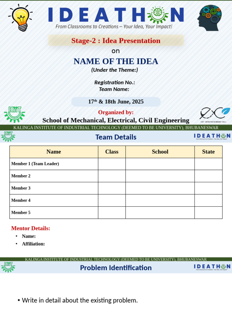 Presentation Template | PDF