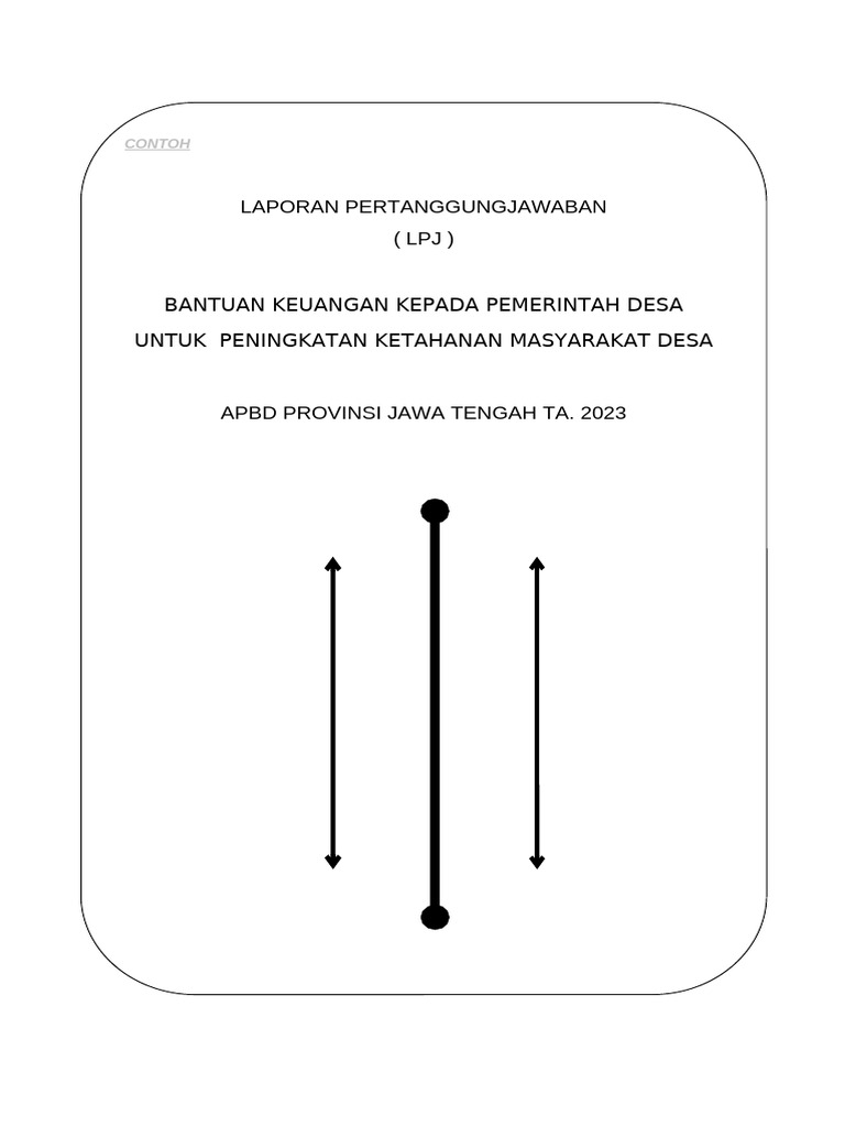 Contoh Format LPJ | PDF