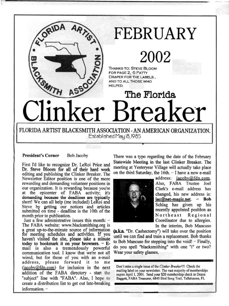 2002 02 CB Anvilswage Calipers | PDF | Forge | Metalworking