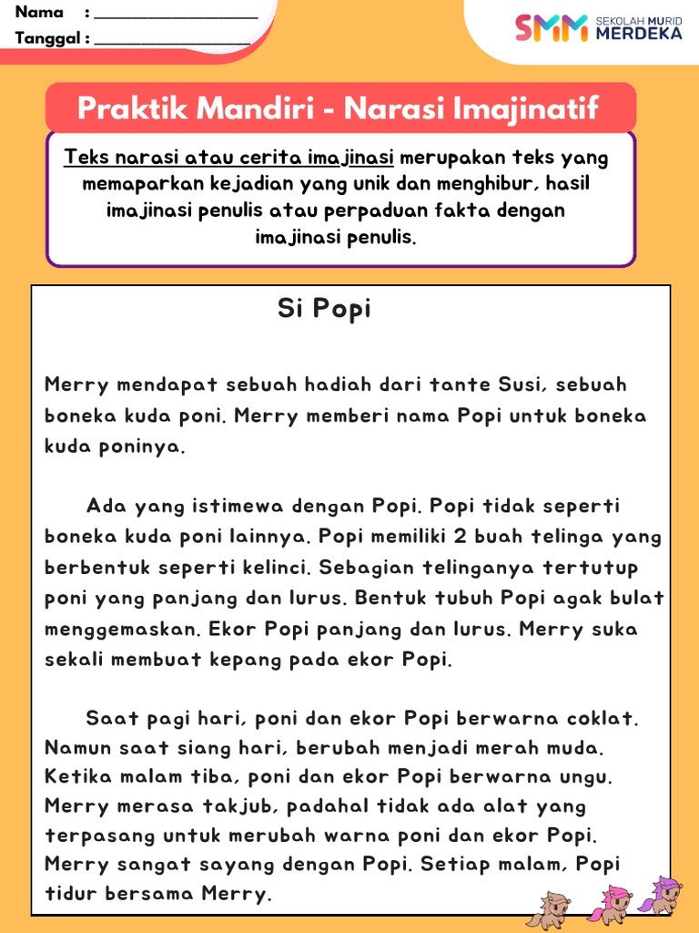 Narasi Imajinatif PDF | PDF