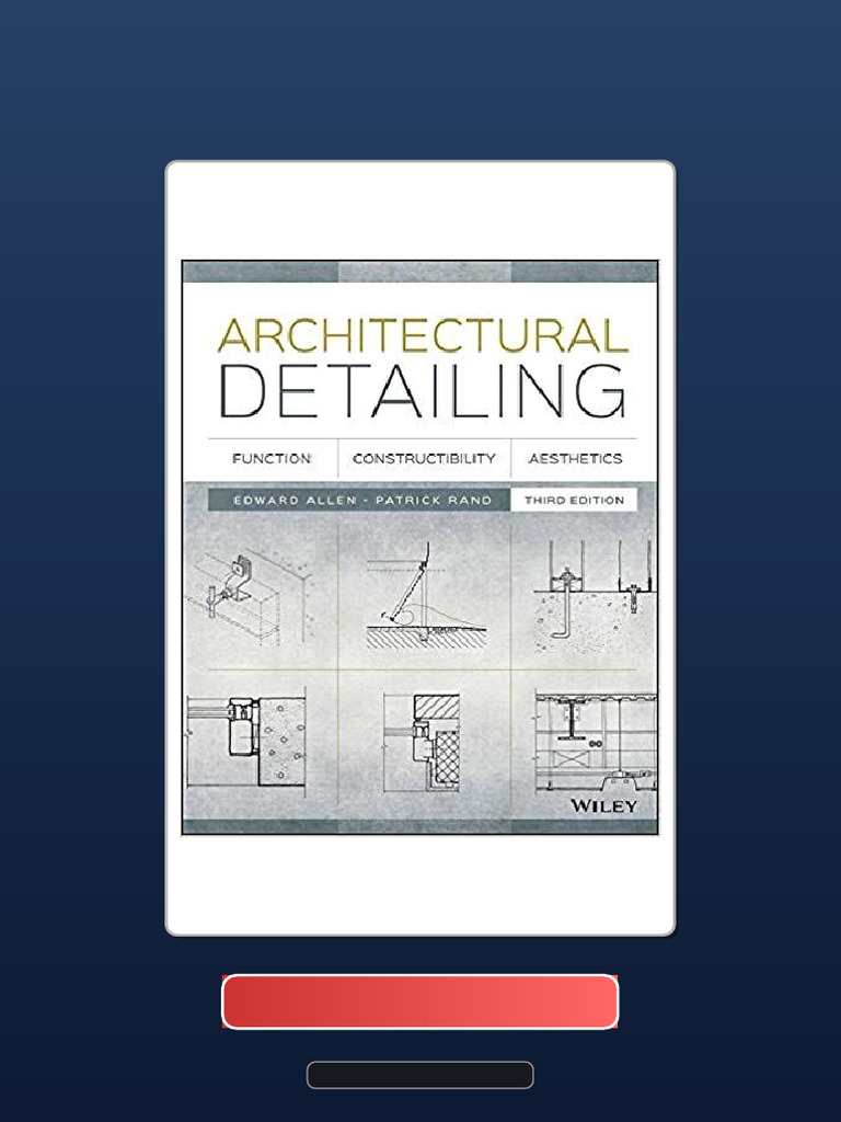 Architectural Detailing Function Constructibility Aesthetics 3rd ...