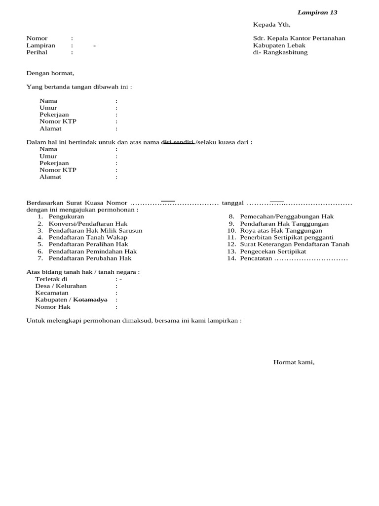 Lampiran 13 Kosong | PDF
