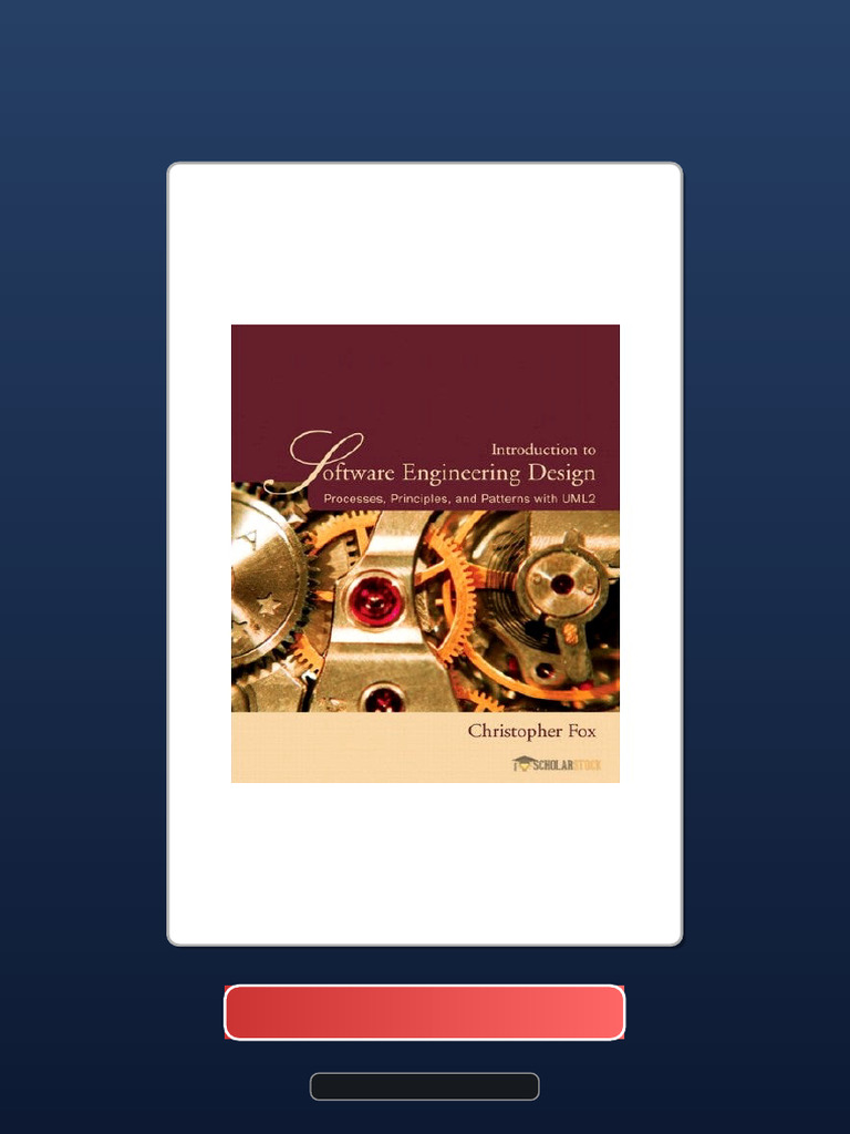 Verified PDF Download Introduction To Software Engineering Design Processes Principles and ...