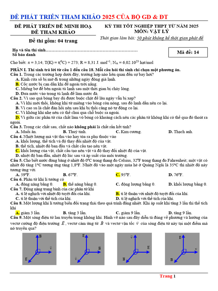 202. de Phat Trien de Minh Hoa 2025 - Lan 36 Cua Bo Giao Duc Va Dao Tao | PDF