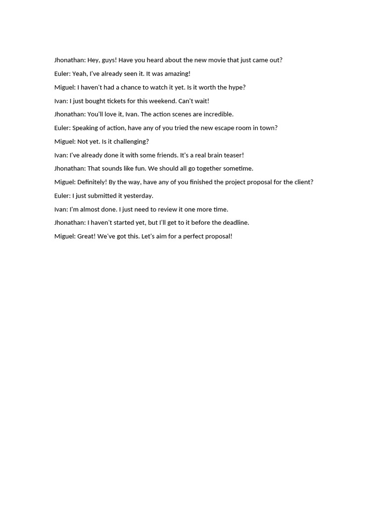 Dialogue | PDF