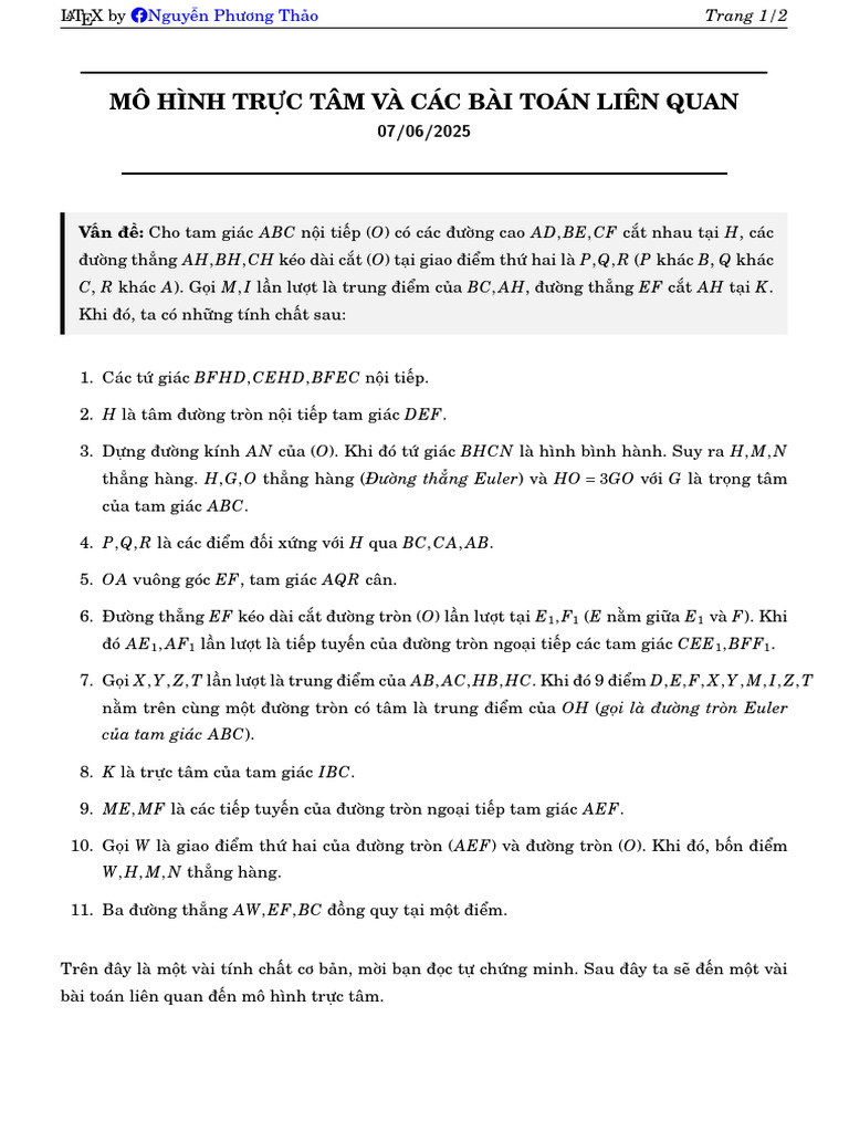 Mô Hình TR C Tâm | PDF