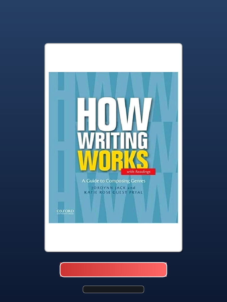 How Writing Works A Guide To Composing Genres Full Download | PDF ...