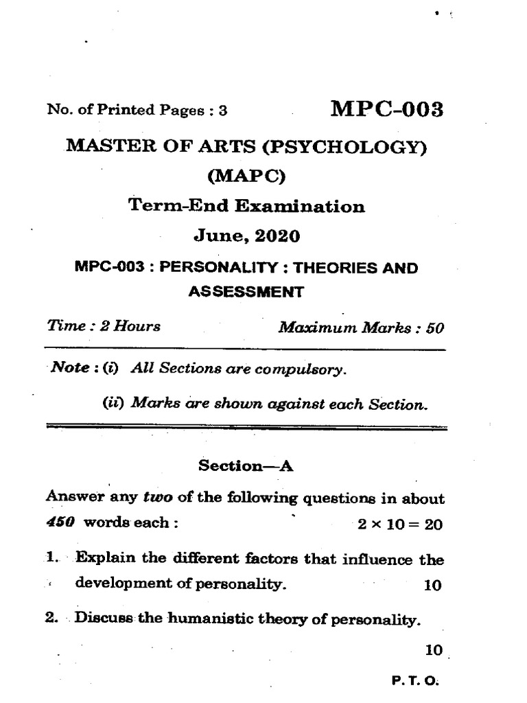 MPC-003 June 2020 | PDF