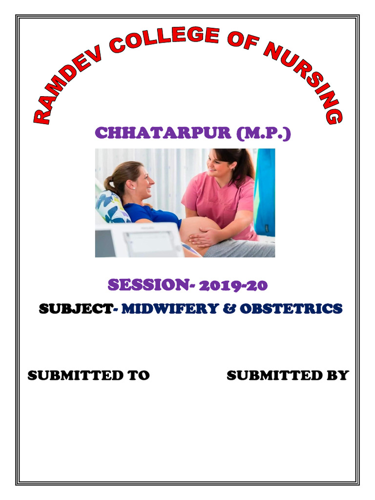 Midwifery and Obstetrics Nursing 4 TH Year Front Page | PDF