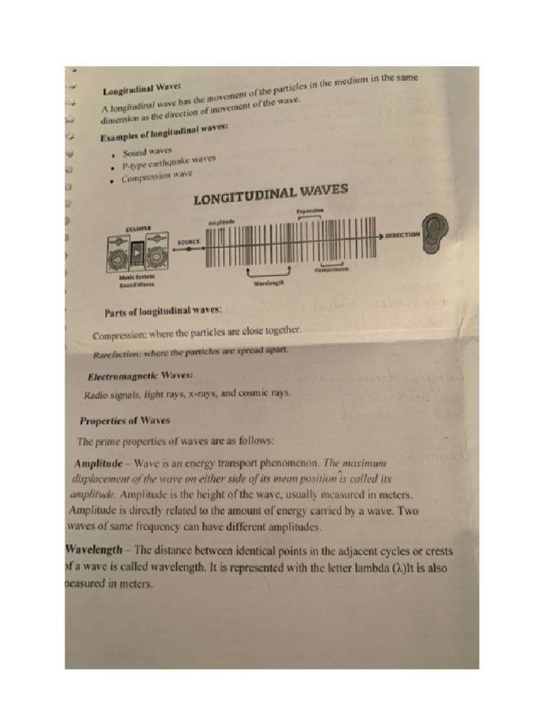 Free IGCSE Cambridge 0625 Physics Sound Notes | PDF