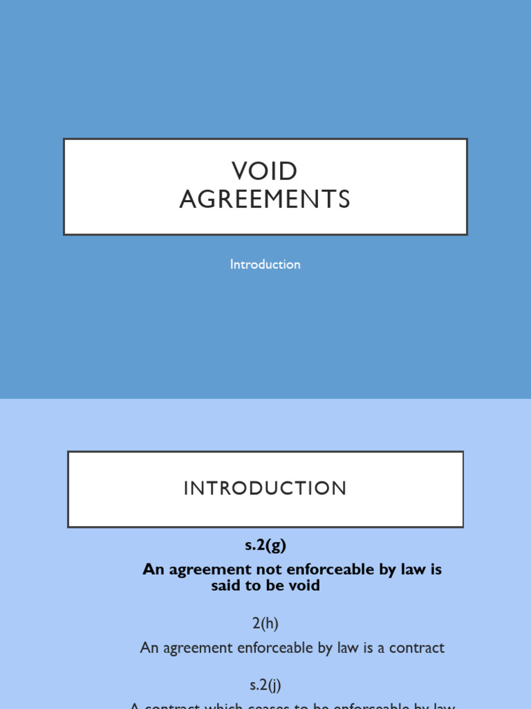 Understanding Void Agreements and Mistakes | PDF | Common Law | Private Law