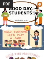 Pass The Message Game | PDF