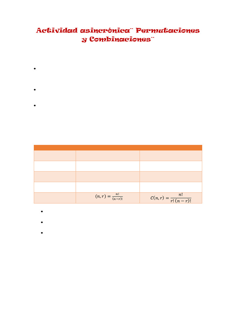 Definición de Combinación | PDF | Teoría de probabilidad | Permutación