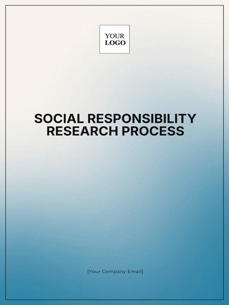 Free Social Responsibility Research Process Template | PDF