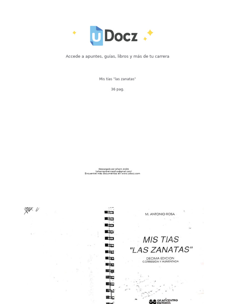 Mis Tias Las Zanatas | PDF