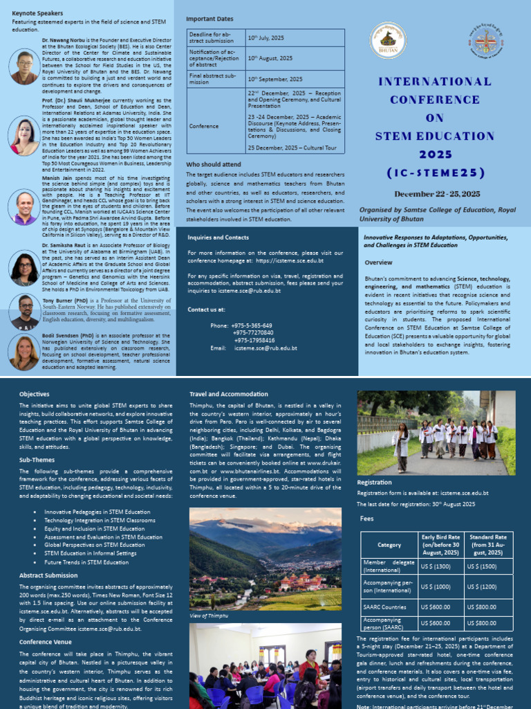 IC 25-Conference Brochure Final | PDF | Science, Technology ...