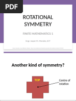 Rotational Symmetry Explained | PDF | Science & Mathematics