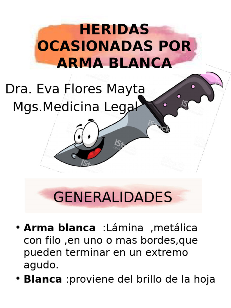 Heridas Por Arma Blanca 16 Con Narracion 2 | PDF | Enfermedades y trastornos | Anatomía