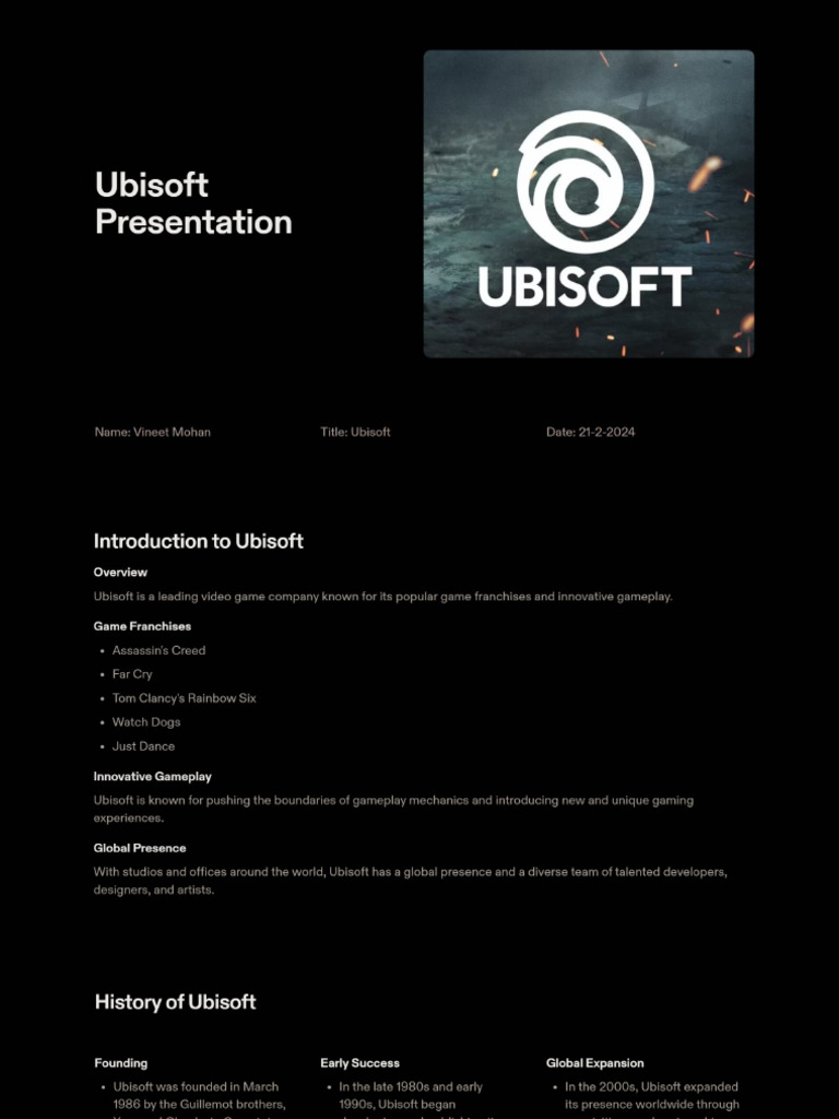 Ubisoft | PDF
