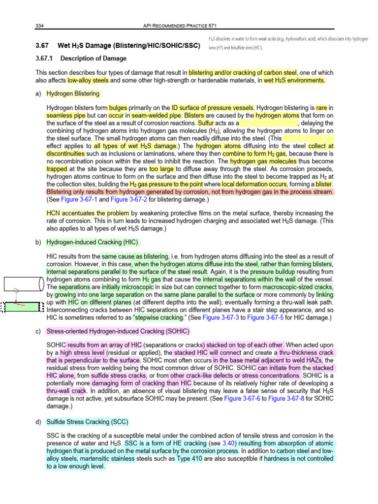 Wet H2S Damage Mechanisms Explained | PDF | Steel | Fracture