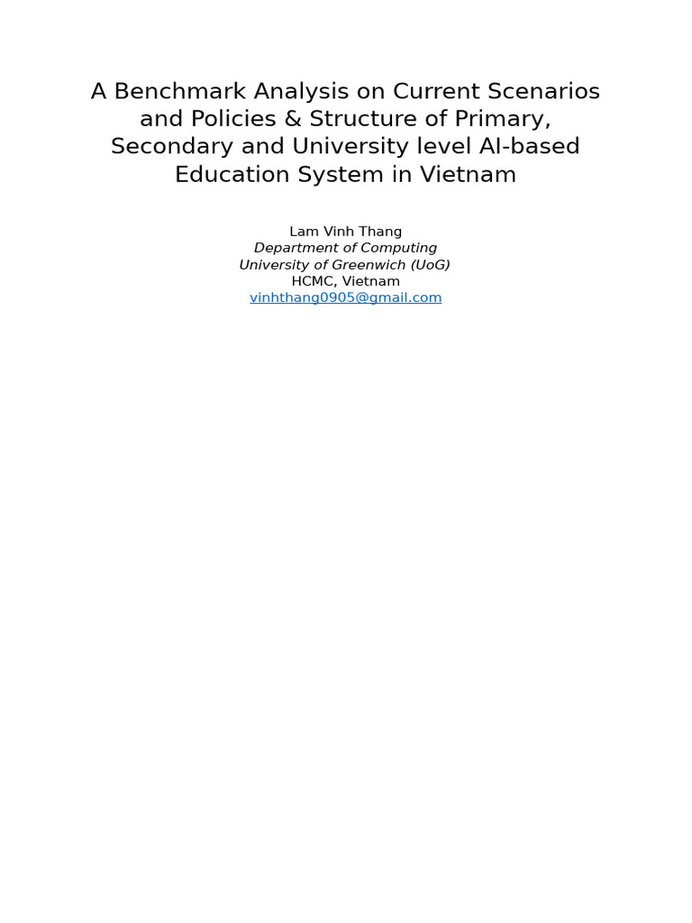 A Benchmark Analysis On Current Scenarios and Policies | PDF
