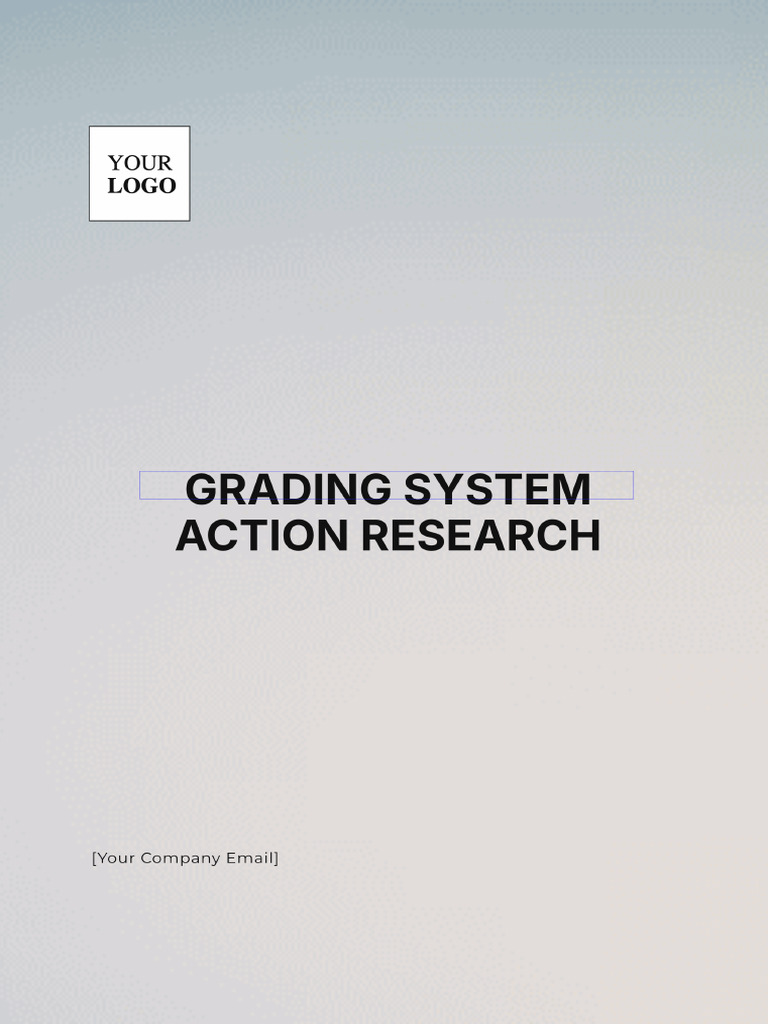 Free Grading System Action Research Template | PDF