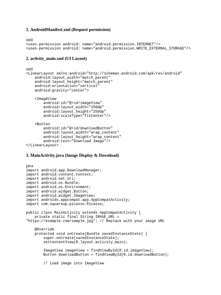 Android Practical 3 | PDF