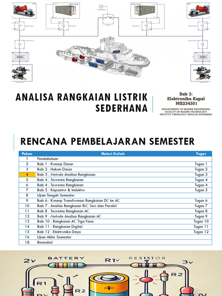 Bab 3 Metode Analisa Rangkaian, Analisis Simpul | PDF