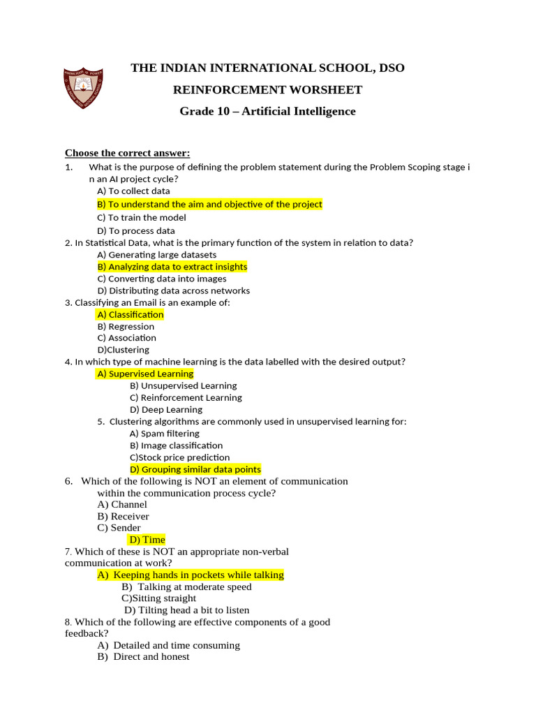 Defining Problem Statements in AI Projects | PDF