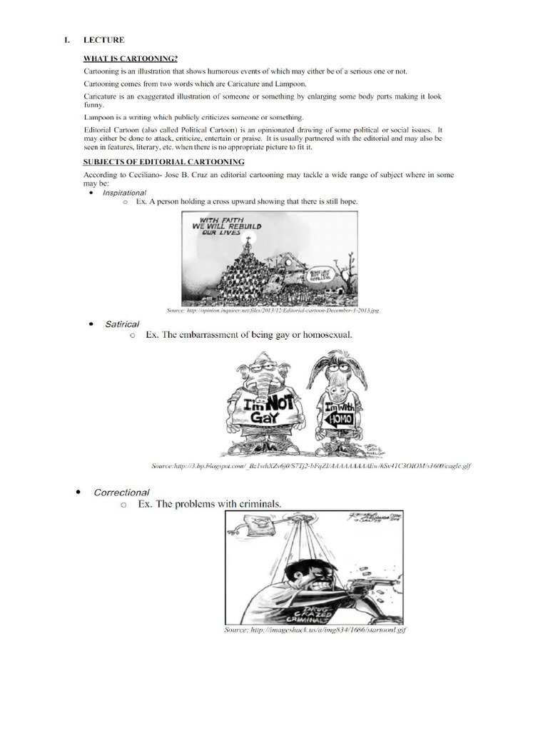 ED Cartoon Lecture | PDF