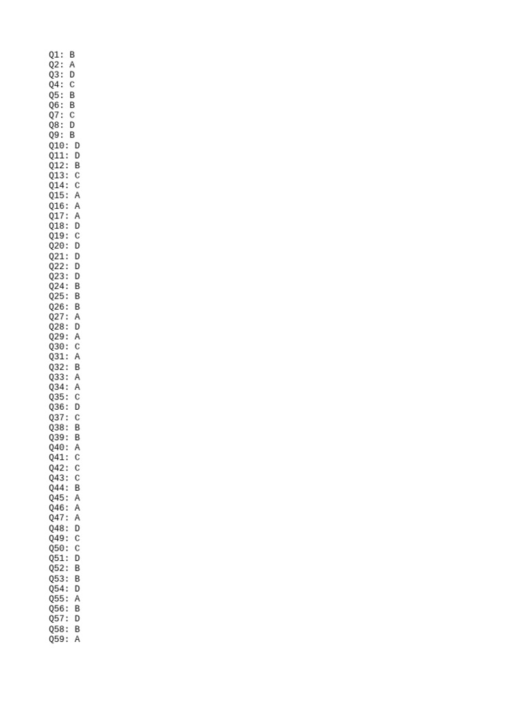 Hard Biology Answer Key | PDF