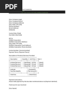 Salary Invoice Template | PDF