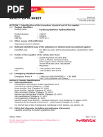 SDS Sodium Hydroxide Sigma Aldrich | PDF | Dangerous Goods | Chemistry
