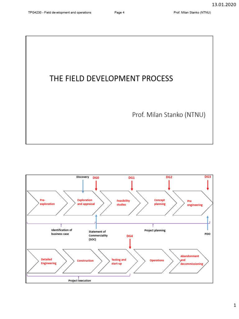 The Field Development Process | PDF | Hydrocarbon Exploration