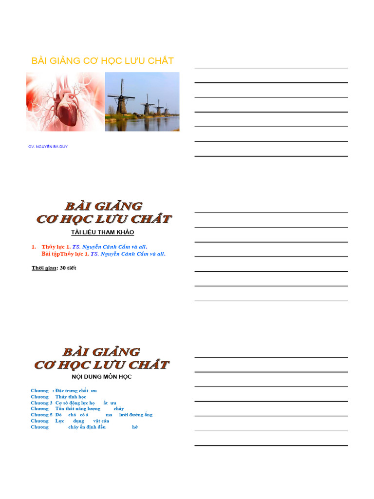 Chuong 1-Dac Trung Chat Luu | PDF