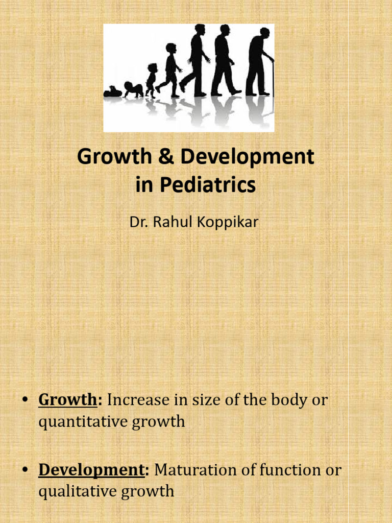 Growth and Development in Pediatrics | PDF | Low Birth Weight | Human ...