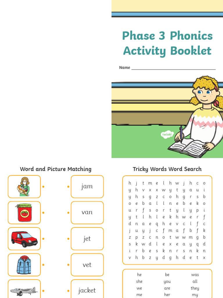 Phase 3 Phonics Activity Guide | PDF
