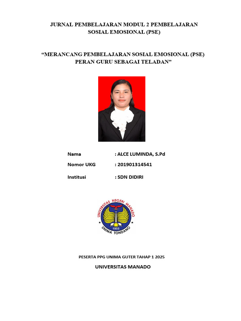 Contoh Jurnal PPG Modul 2 - PSE | PDF