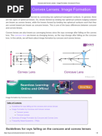 Biconvex and Biconcave Lens Overview | PDF