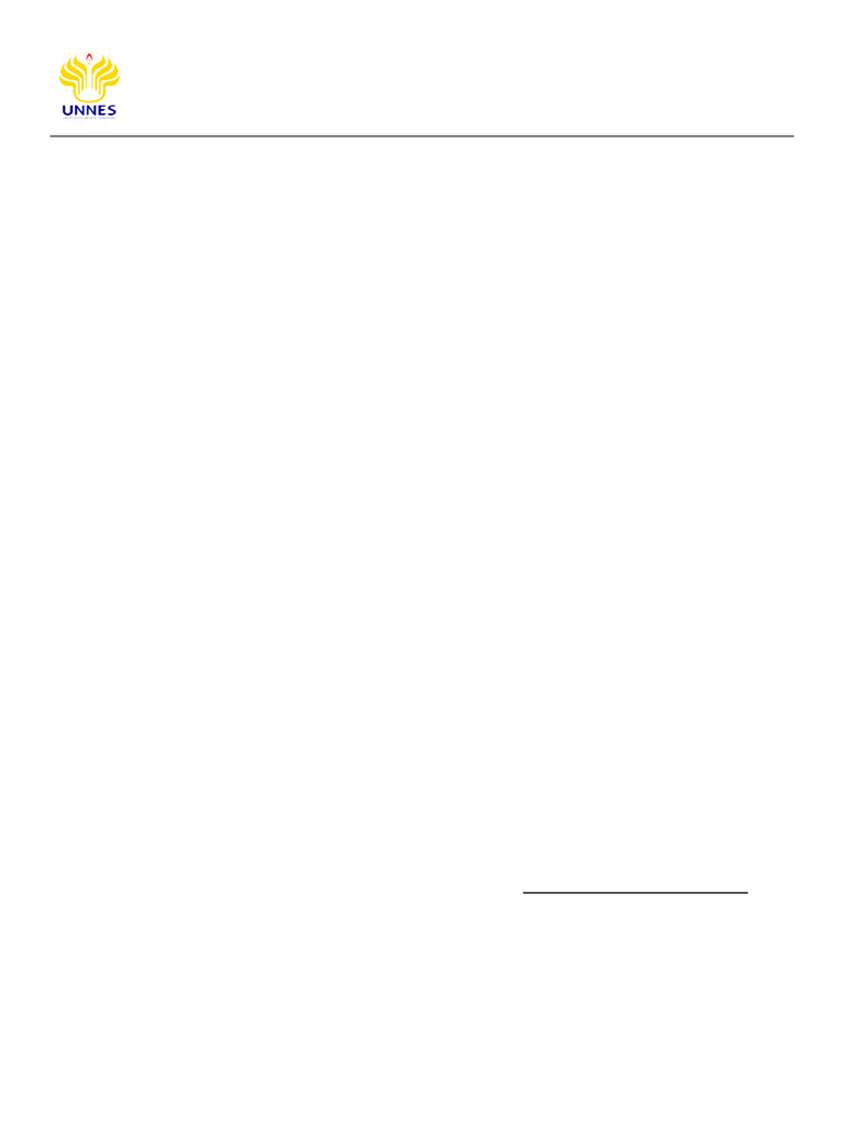 Surat Pernyataan Unnes | PDF