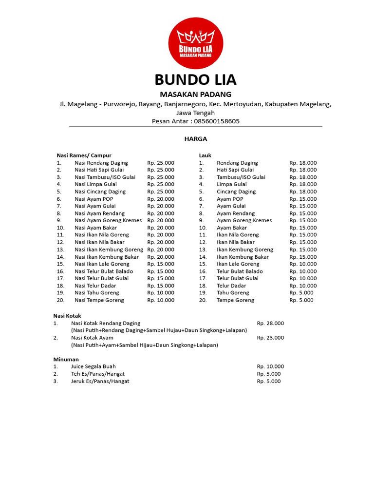 PL Bundo Lia | PDF